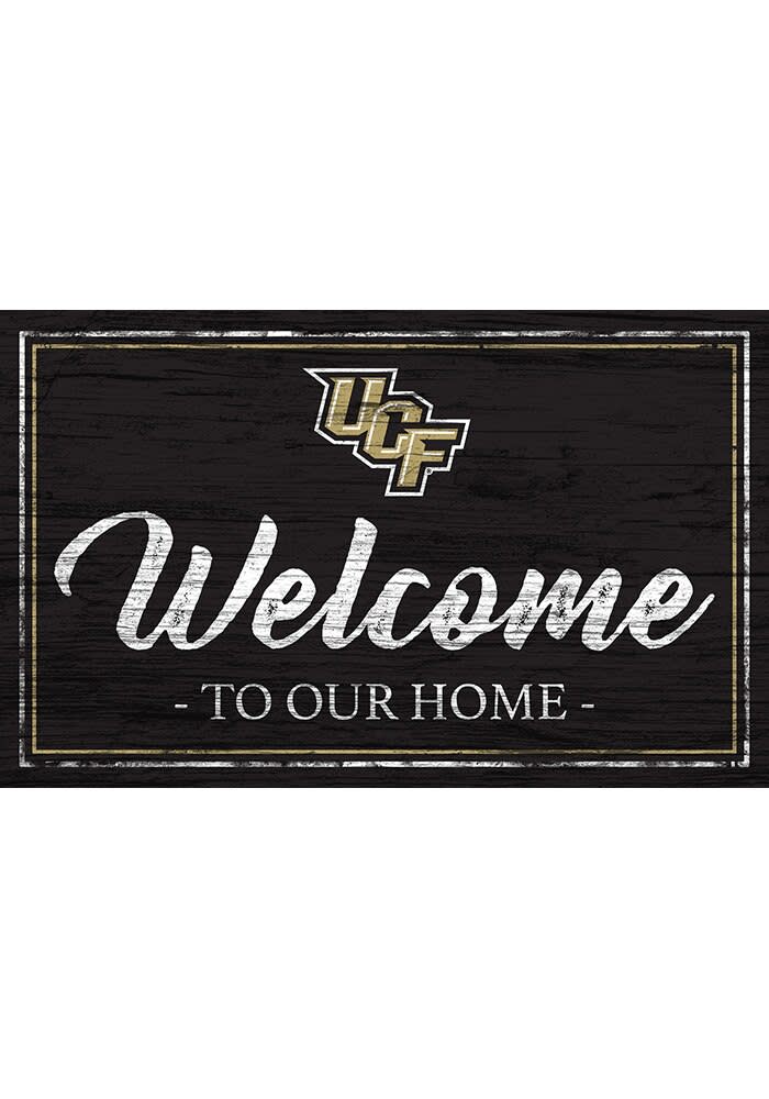 UCF Knights Welcome to our Home 6x12 Sign GREEN - 326212052