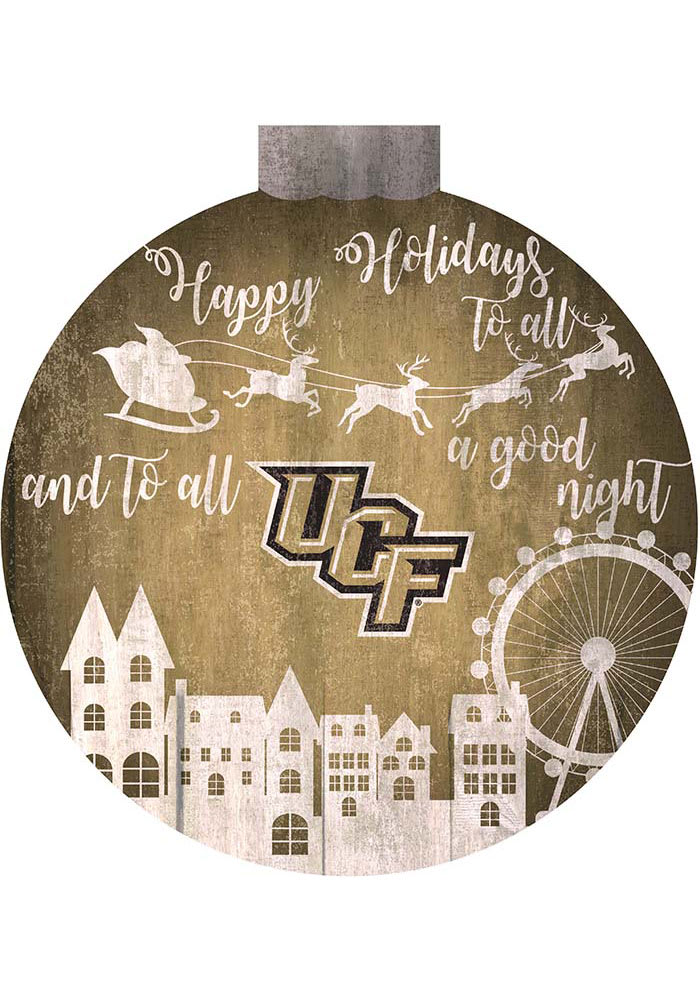 UCF Knights Christmas Village Sign GREEN - 326212122