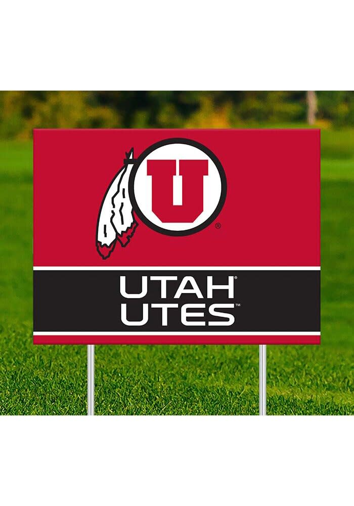 Utah Utes Red Team Yard Sign - 326212444