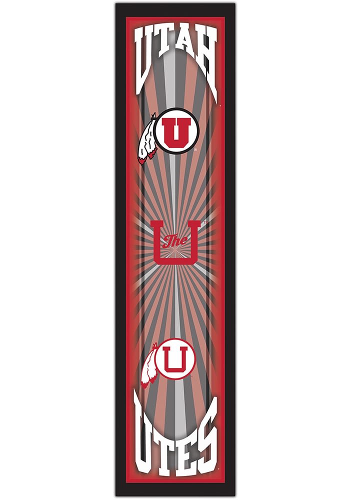 Utah Utes Throwback Sign Red - 326212476
