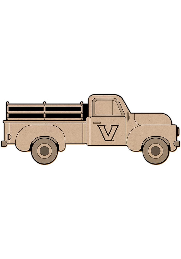 Vanderbilt Commodores Truck Coloring Sign BLACK - 326212873