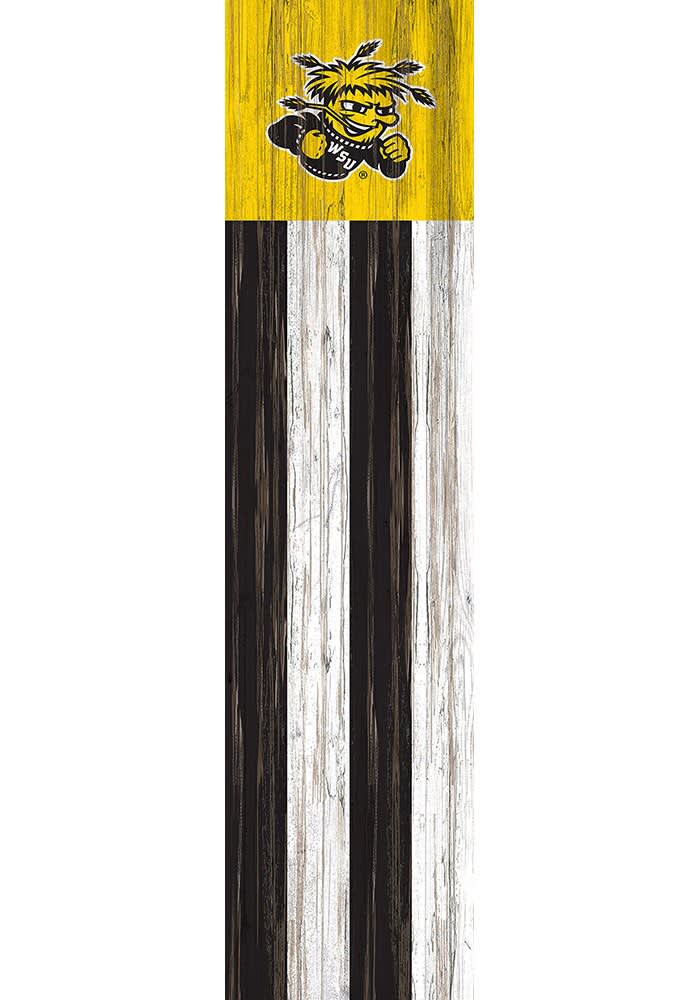 Wichita State Shockers 48 Inch Flag Leaner Sign YELLOW - 326214330