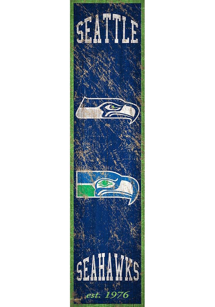 Seattle Seahawks Heritage Banner 6x24 Sign GREEN - 326214664
