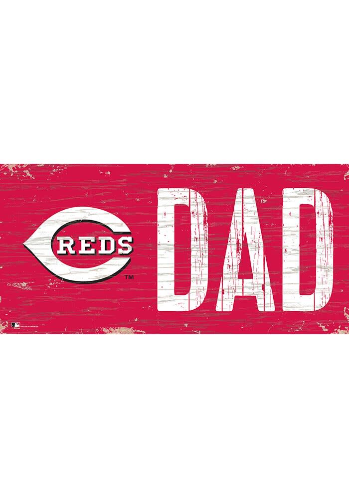 Cincinnati Reds DAD Sign Red - 32621489