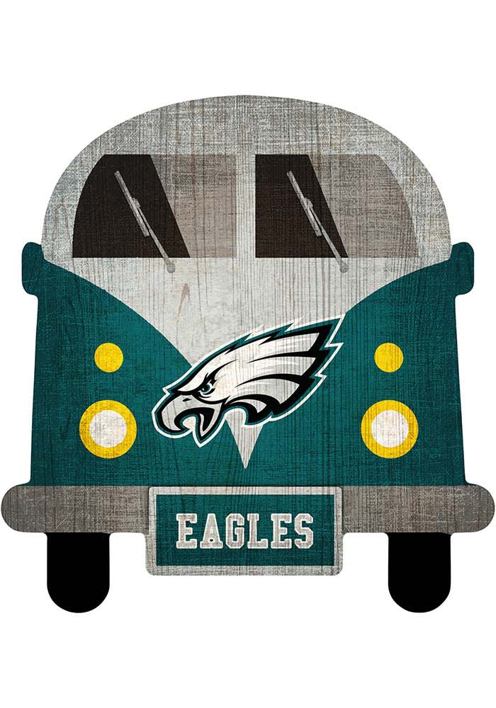 Philadelphia Eagles Team Bus Sign MIDNIGHTGREEN - 326215320