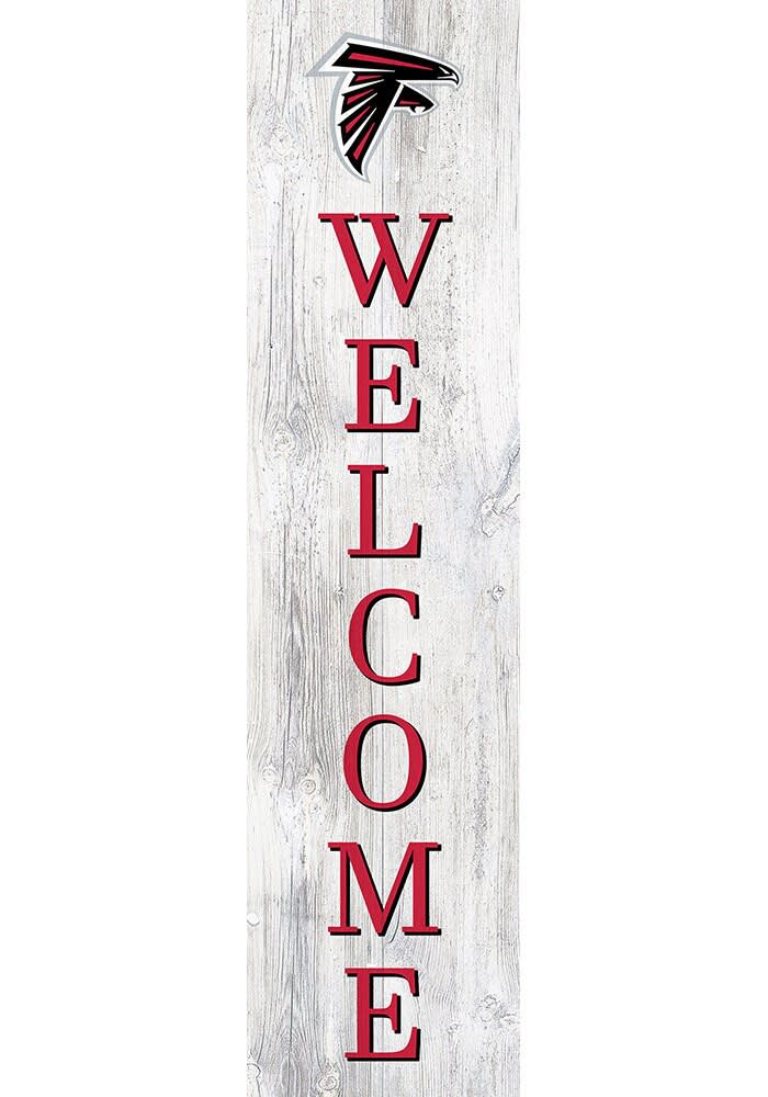 Atlanta Falcons 48in Welcome Leaner Sign Red - 326216298