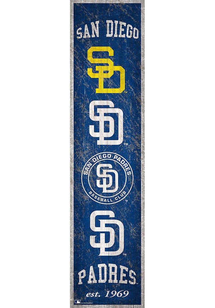 San Diego Padres Heritage Banner 6x24 Sign Brown - 32622068