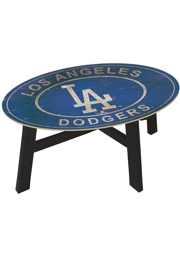 Los Angeles Dodgers Logo Heritage Logo Blue Coffee Table - 32622164