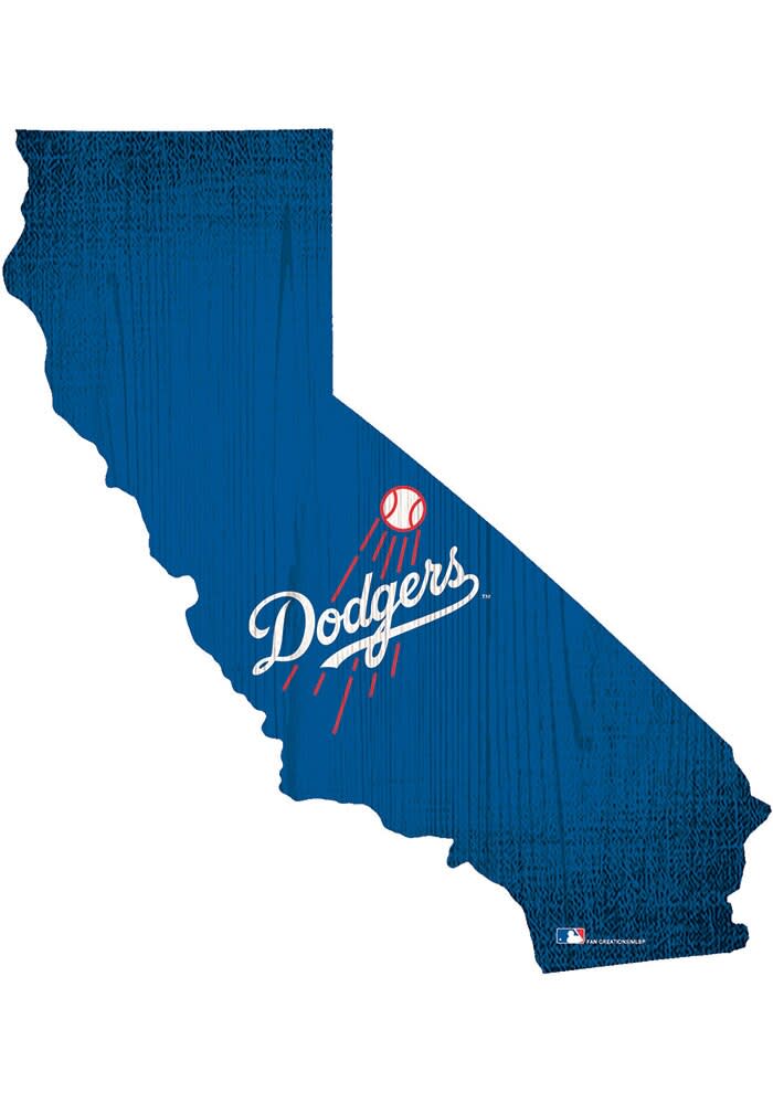 Los Angeles Dodgers State Cutout Sign BLUE - 32622335