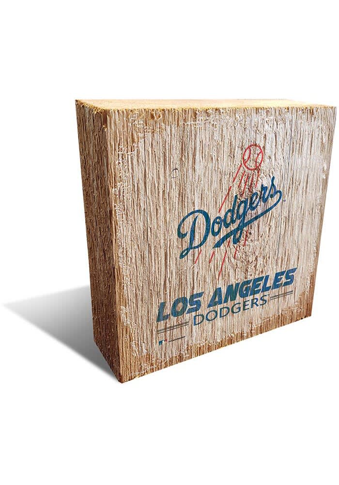 Los Angeles Dodgers Logo Block Sign BLUE - 32622730