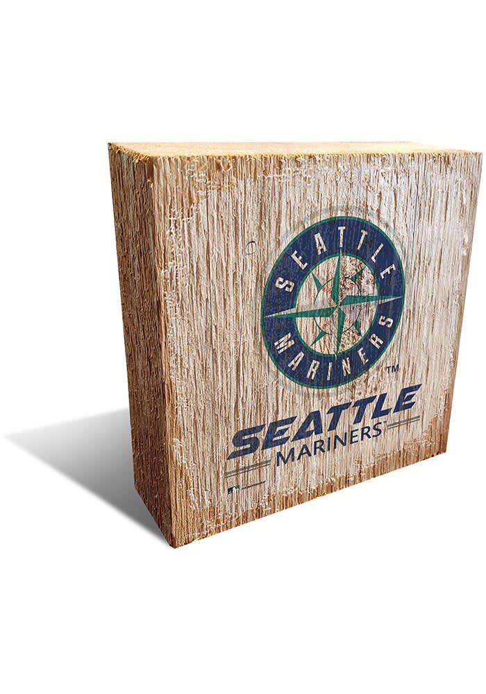 Seattle Mariners Logo Block Sign NAVY - 32622732