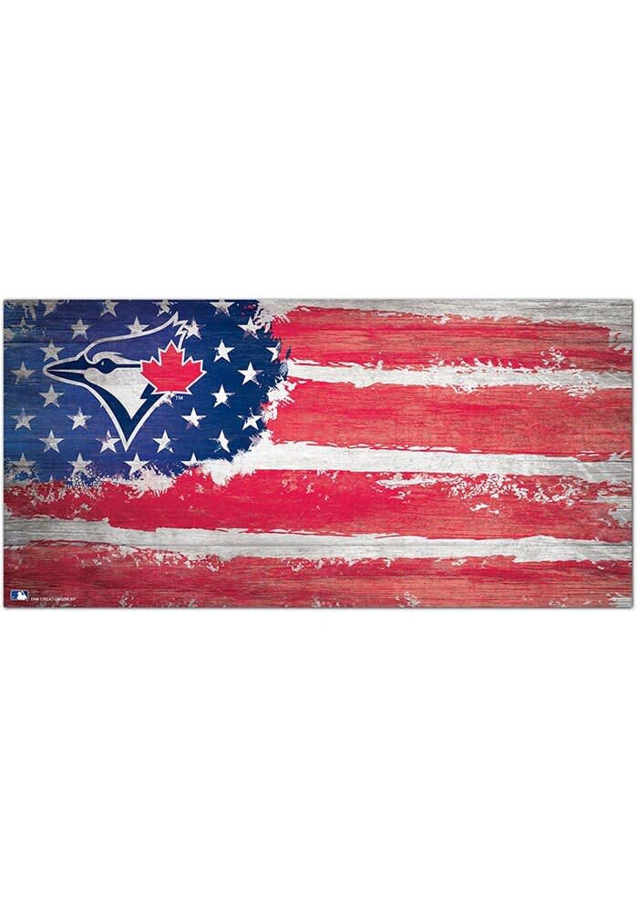 Toronto Blue Jays Flag 6x12 Sign BLUE - 32624058