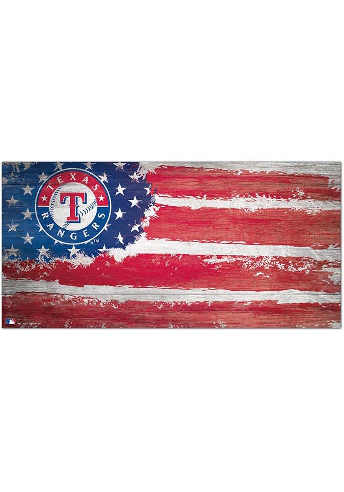 Texas Rangers Flag 6x12 Sign NAVY