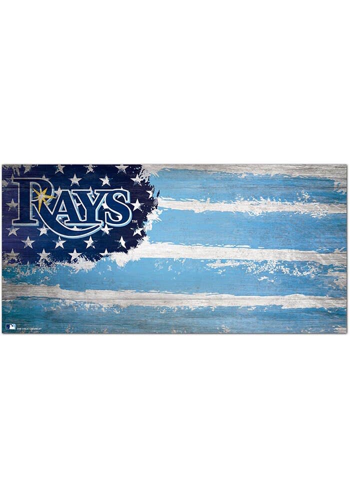 Tampa Bay Rays Flag 6x12 Sign NAVY