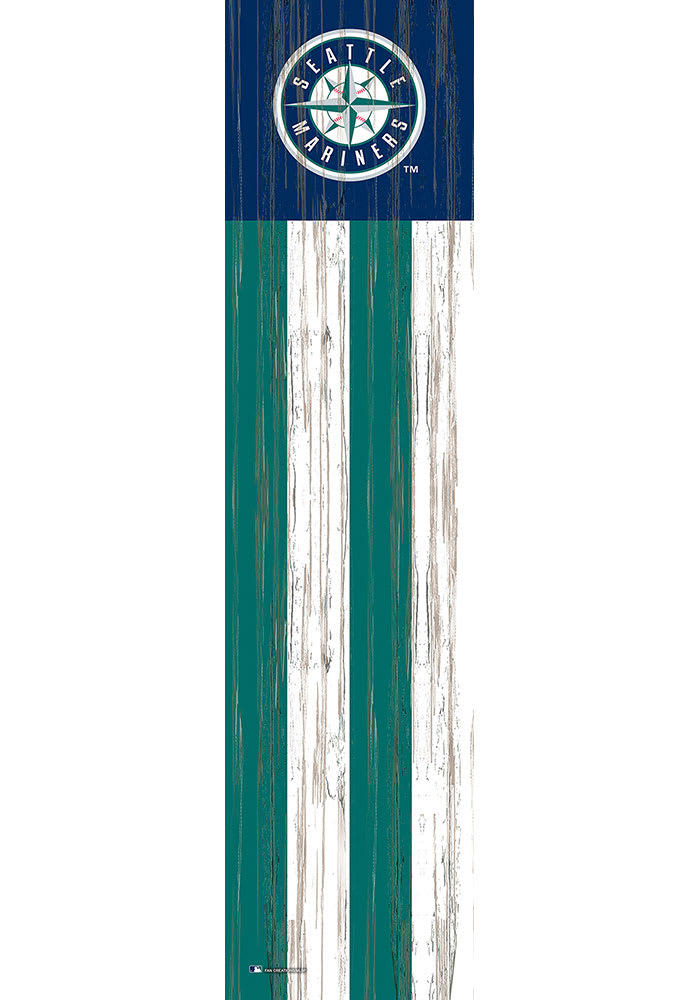 Seattle Mariners 24 Inch Flag Leaner Sign NAVY - 32624324