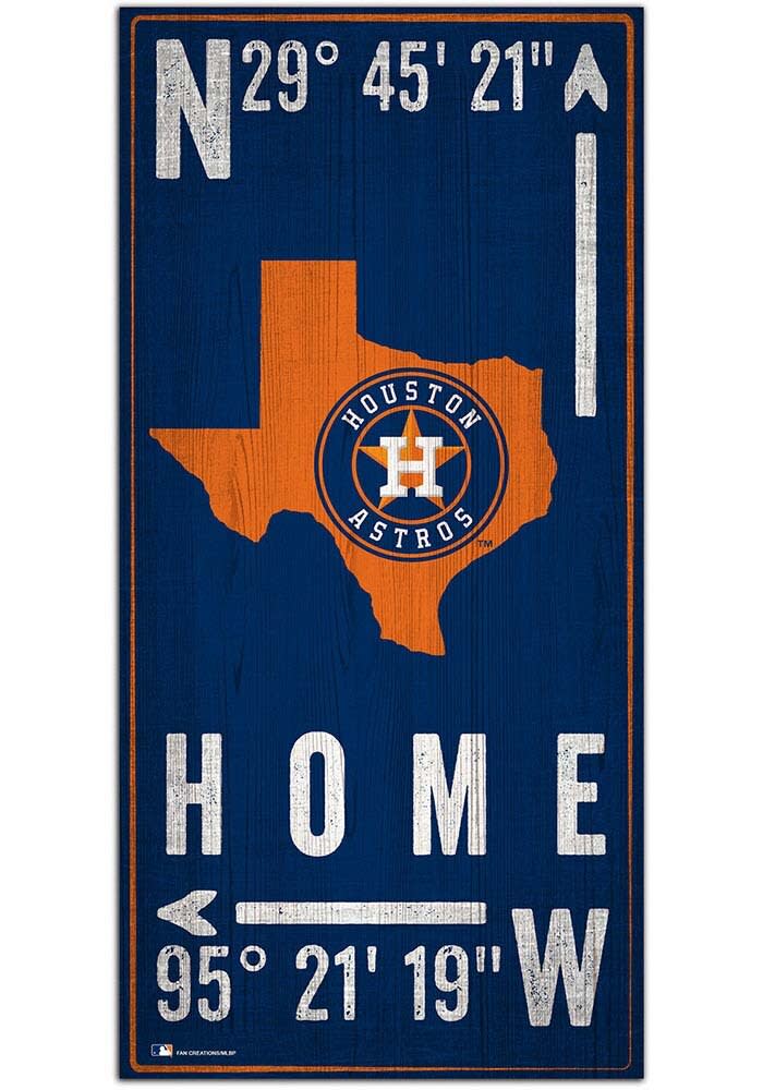 Houston Astros Coordinate Sign ORANGE - 32624456