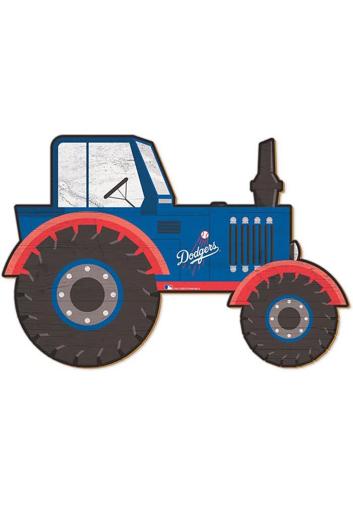 Los Angeles Dodgers Tractor Cutout Sign BLUE - 32625034