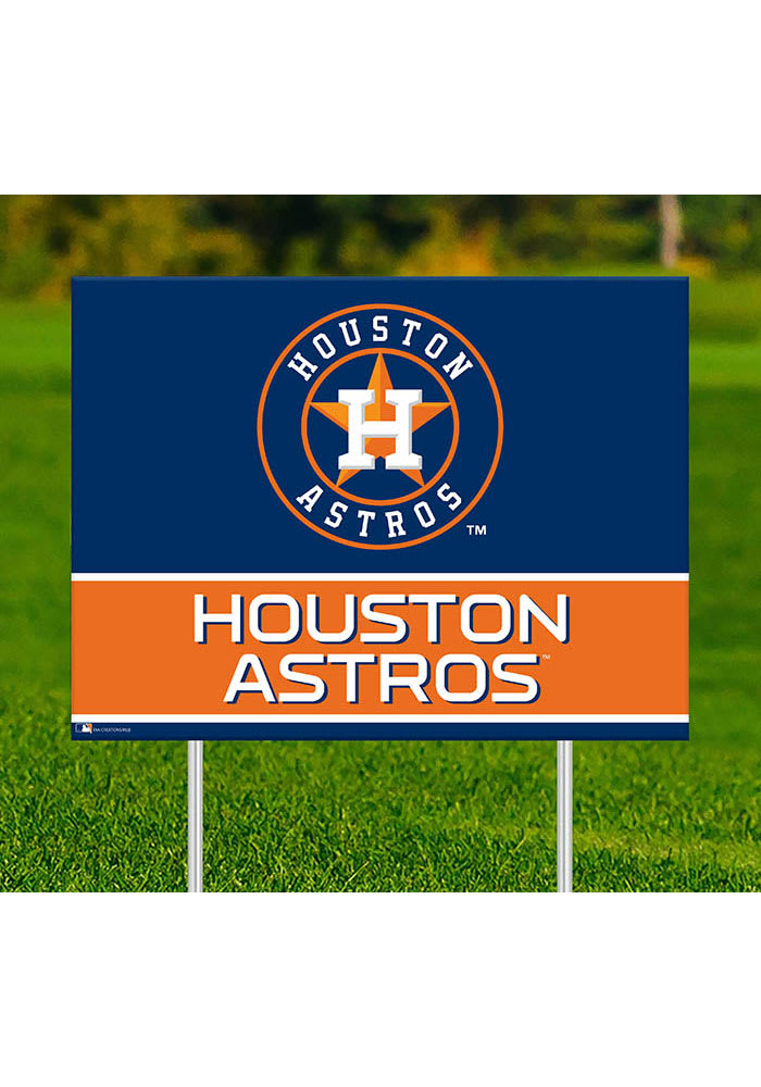 Houston Astros NAVY Team Yard Sign - 32625545