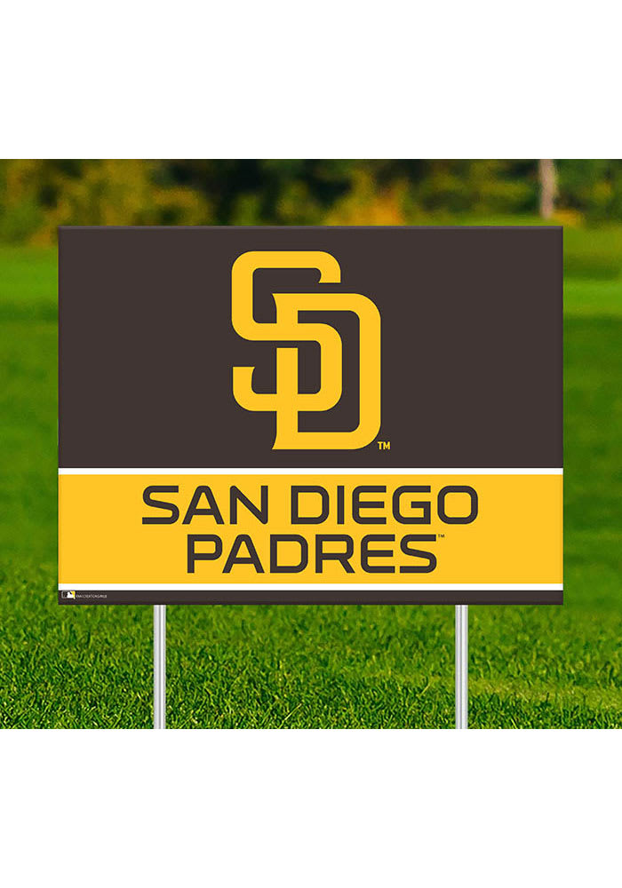 San Diego Padres Brown Team Yard Sign - 32625560