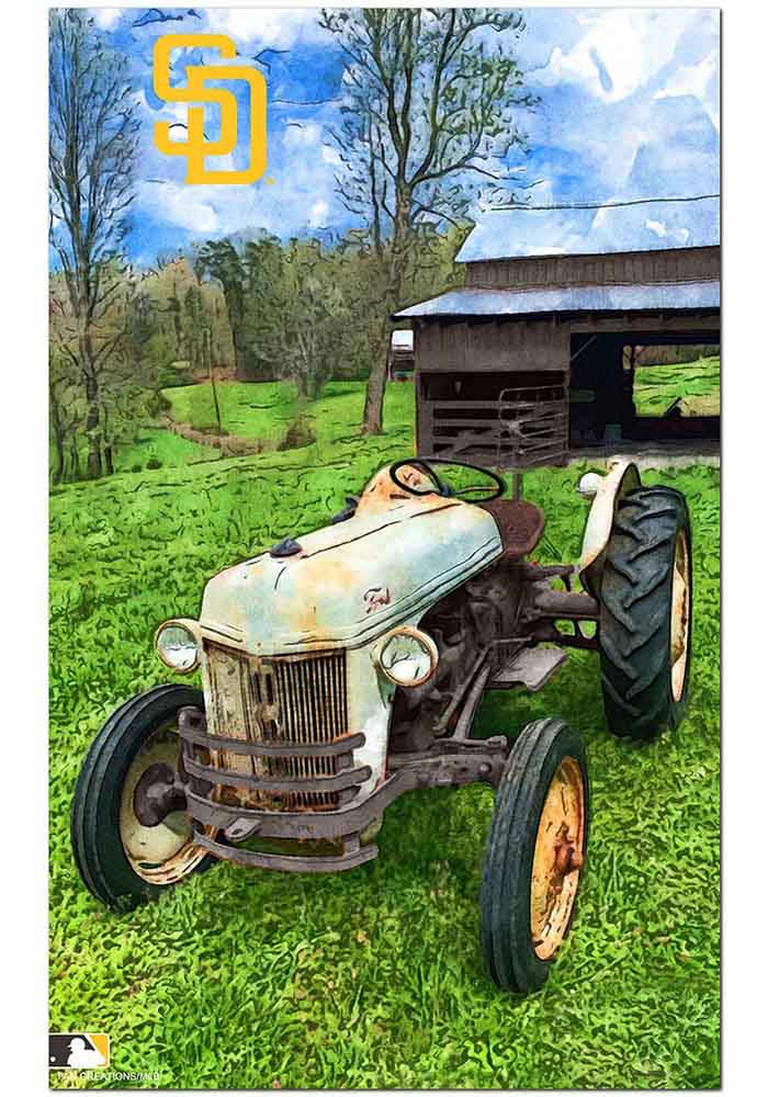 San Diego Padres Farmscape Sign Brown