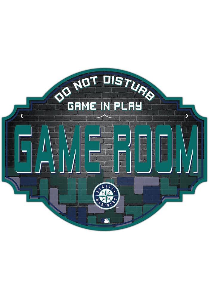 Seattle Mariners 12 Inch Game Room Tavern Sign NAVY - 32626300