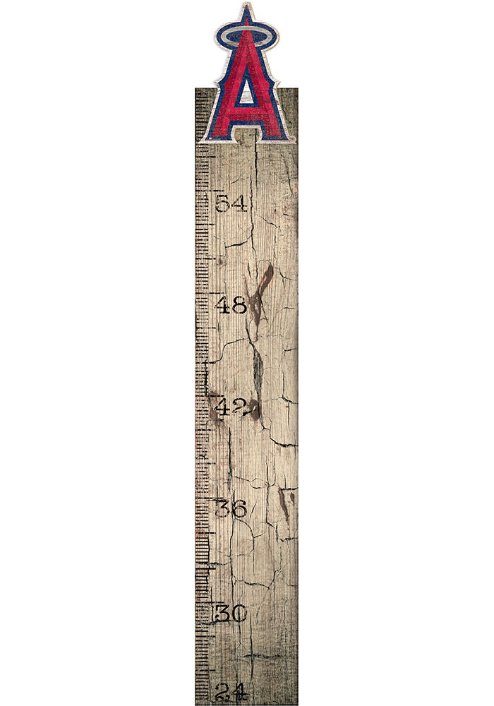 Los Angeles Angels Growth Chart Sign Blue