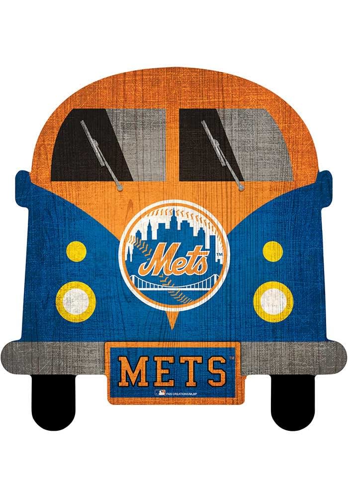 New York Mets Team Bus Sign BLUE - 32626906
