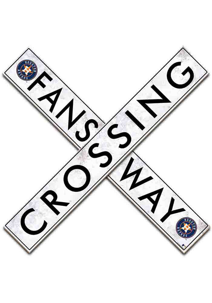 Houston Astros 24 Inch Fans Way Crossing Wall Art