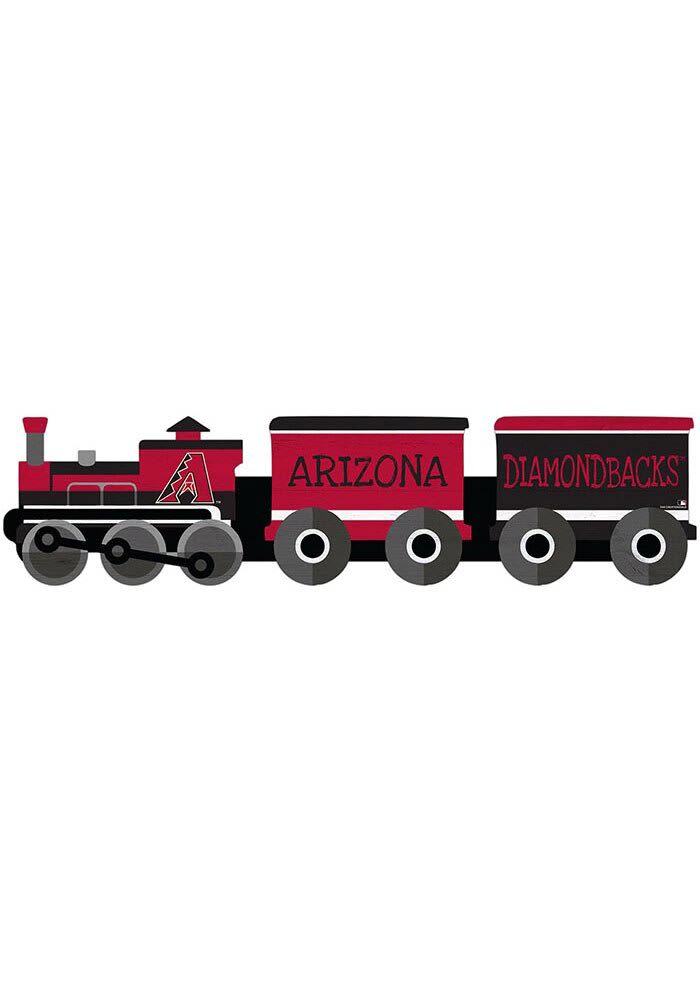 Arizona Diamondbacks Train Cutout Sign RED