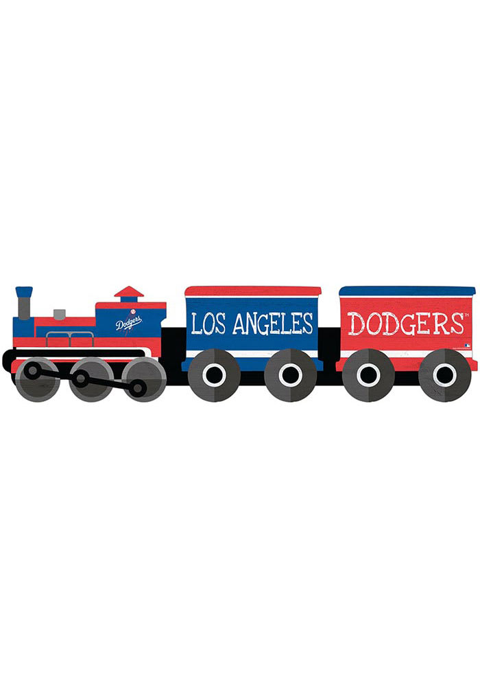 Los Angeles Dodgers Train Cutout Sign BLUE - 32628231