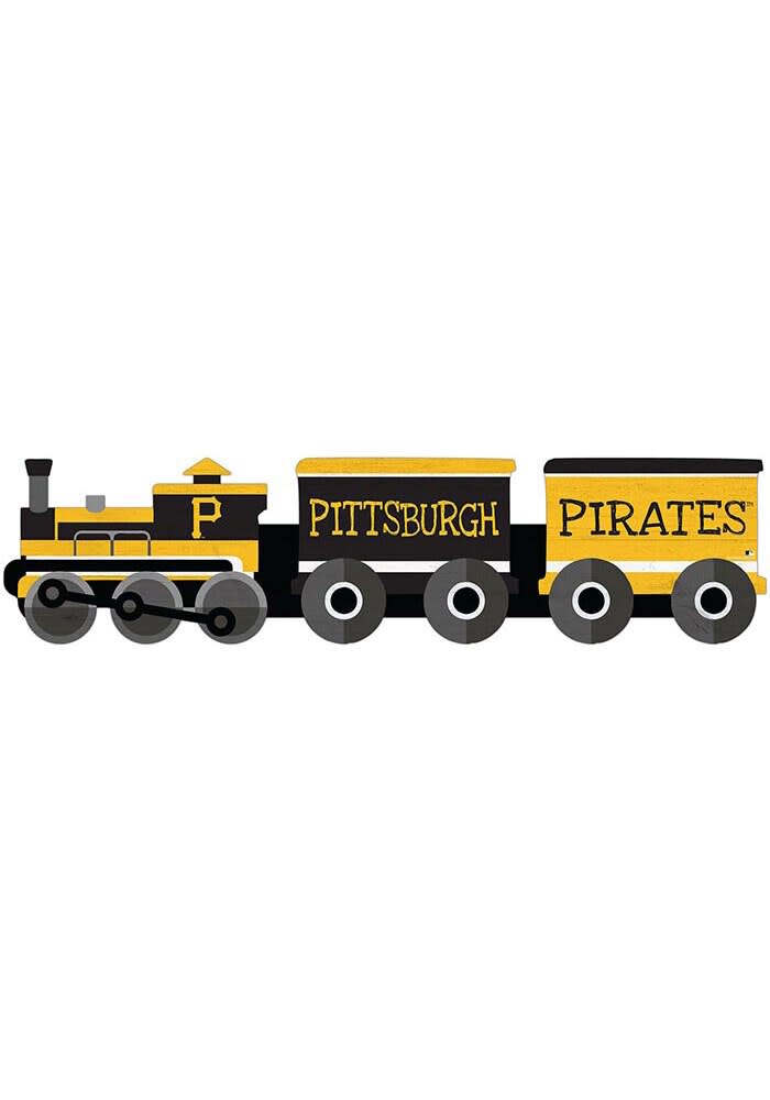 Pittsburgh Pirates Train Cutout Sign BLACK