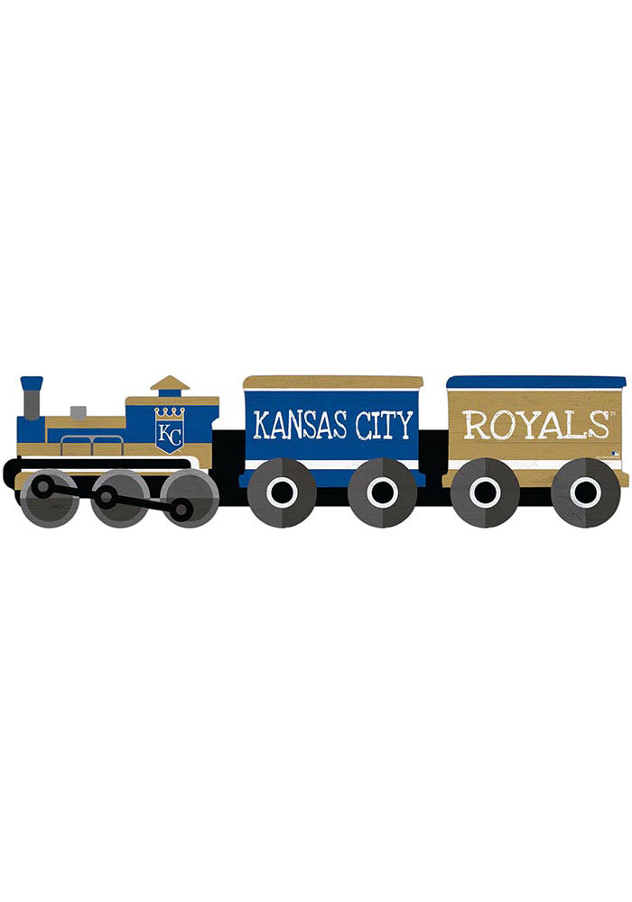 Kansas City Royals Train Cutout Sign Blue - 32628246