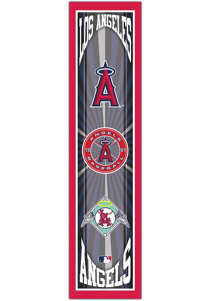 Los Angeles Angels Throwback Sign RED
