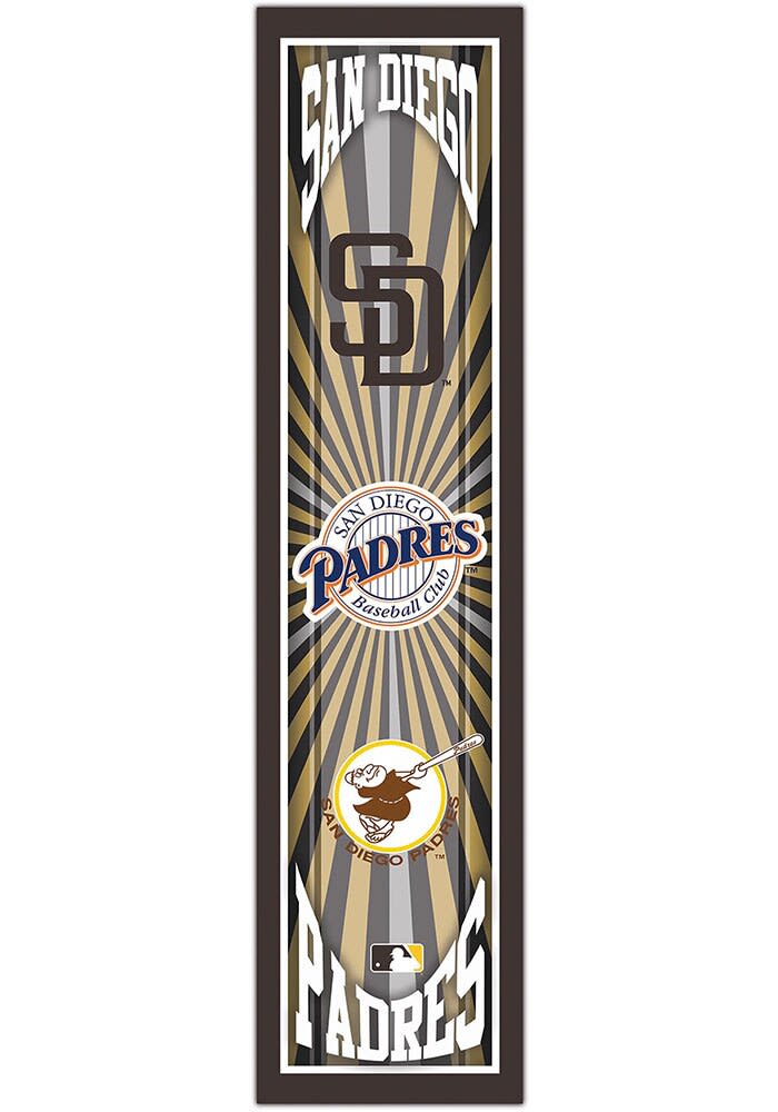 San Diego Padres Throwback Sign Brown