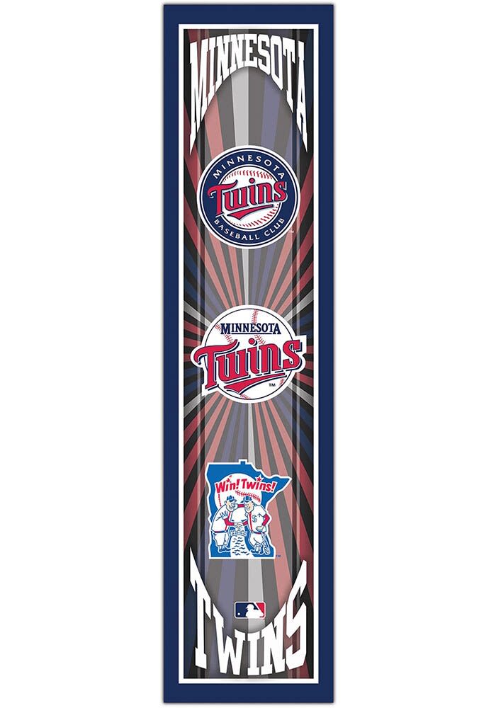 Minnesota Twins Throwback Sign Blue