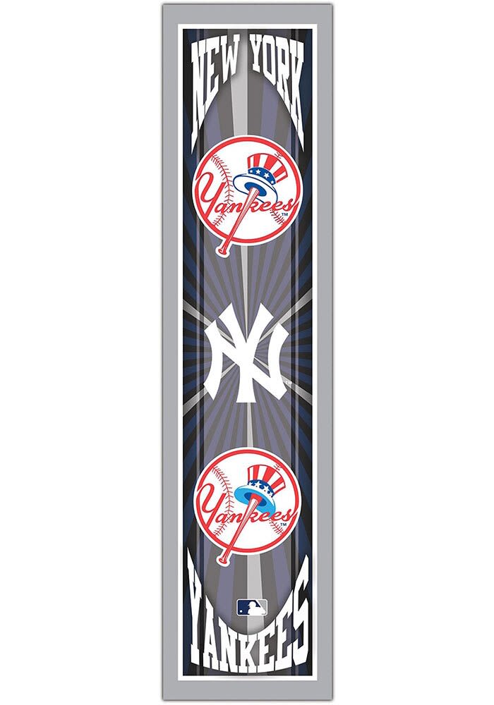 New York Yankees Throwback Sign Blue