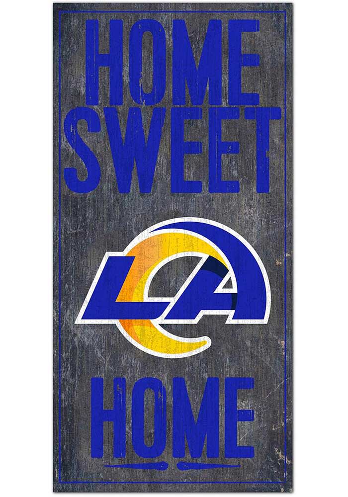 Los Angeles Rams Home Sweet Home Sign BLUE - 32628876