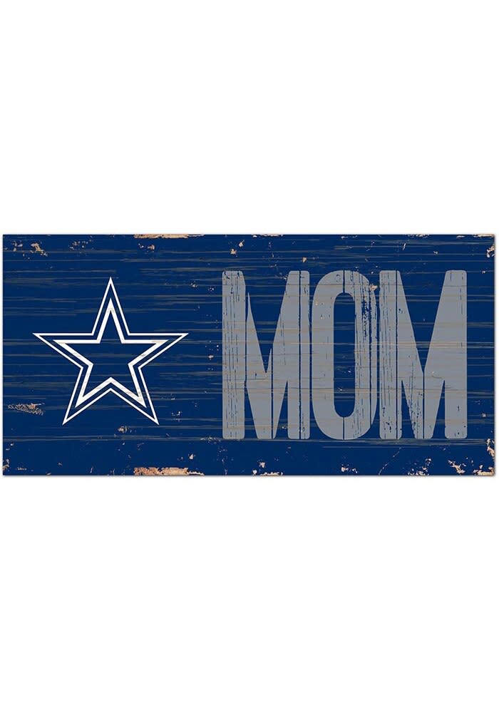 Dallas Cowboys MOM Sign Blue - 32628929