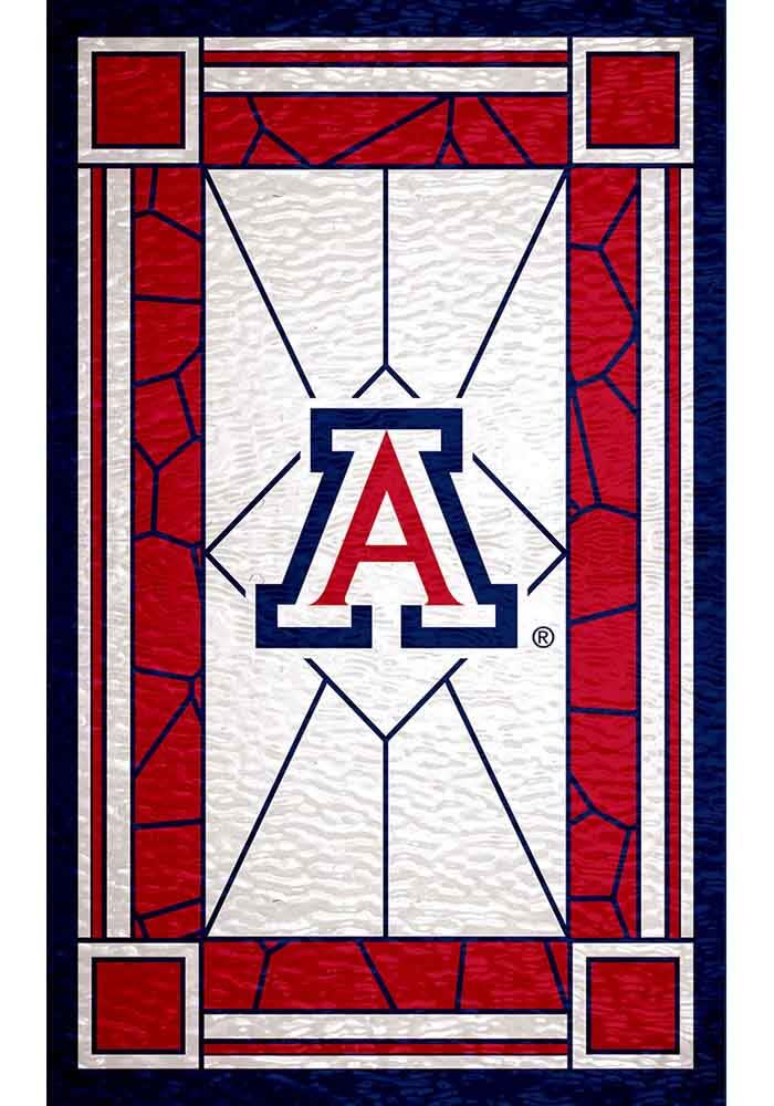 Arizona Wildcats Stained Glass Sign Blue - 32629665