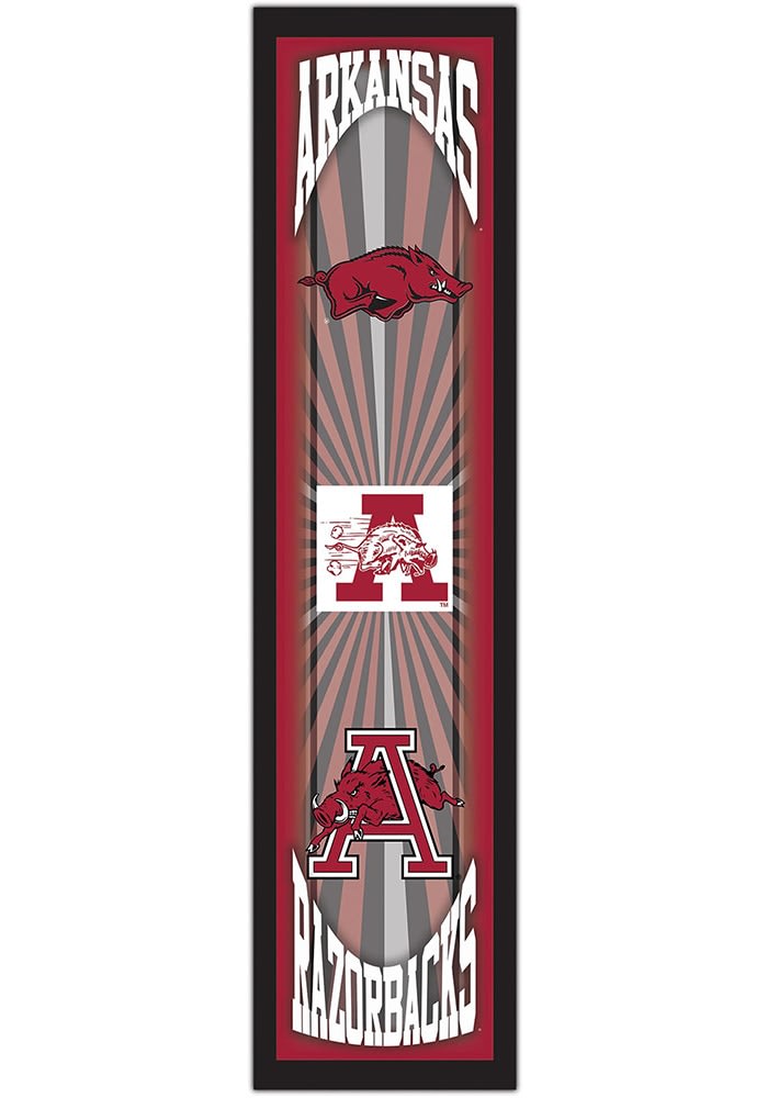 Arkansas Razorbacks Throwback Sign Red - 32629910