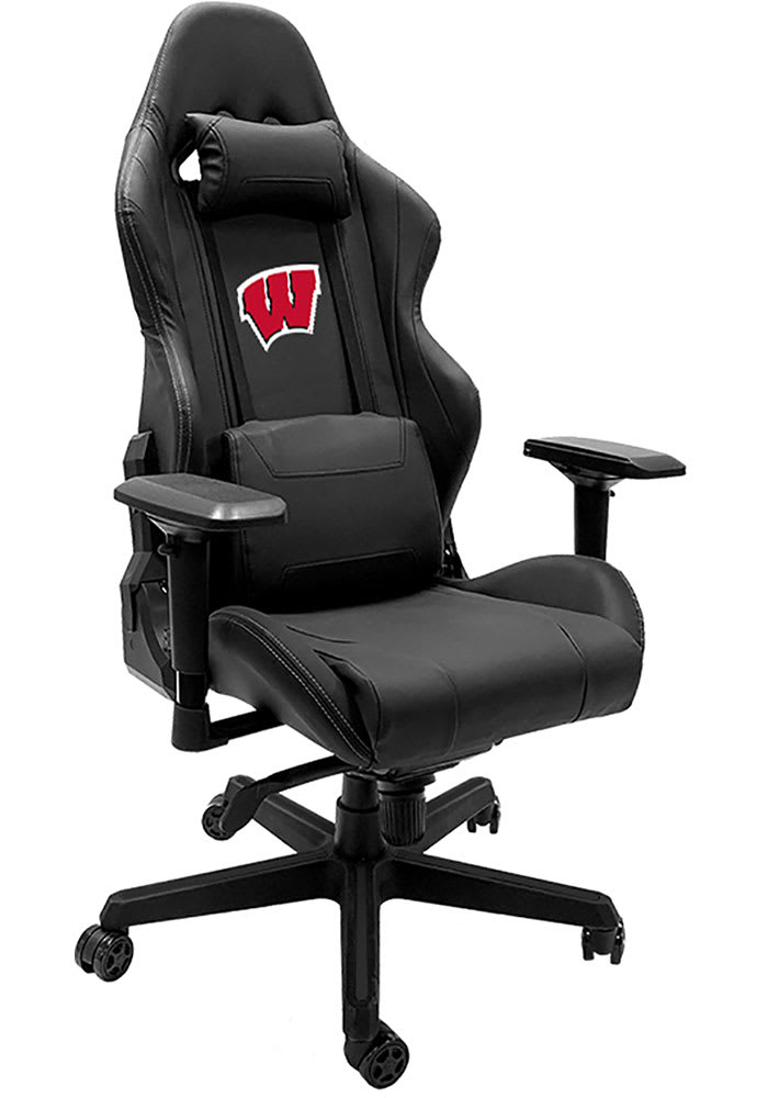 Wisconsin Badgers Xpression BLACK Gaming Chair