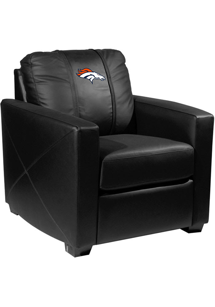 Denver Broncos Game Room | Denver Broncos Desk Chair BLUE Faux Leather ...