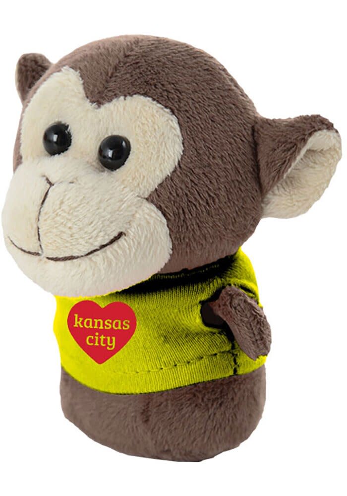 Kansas City YELLOW HEART MONKEY Plush - 33250285