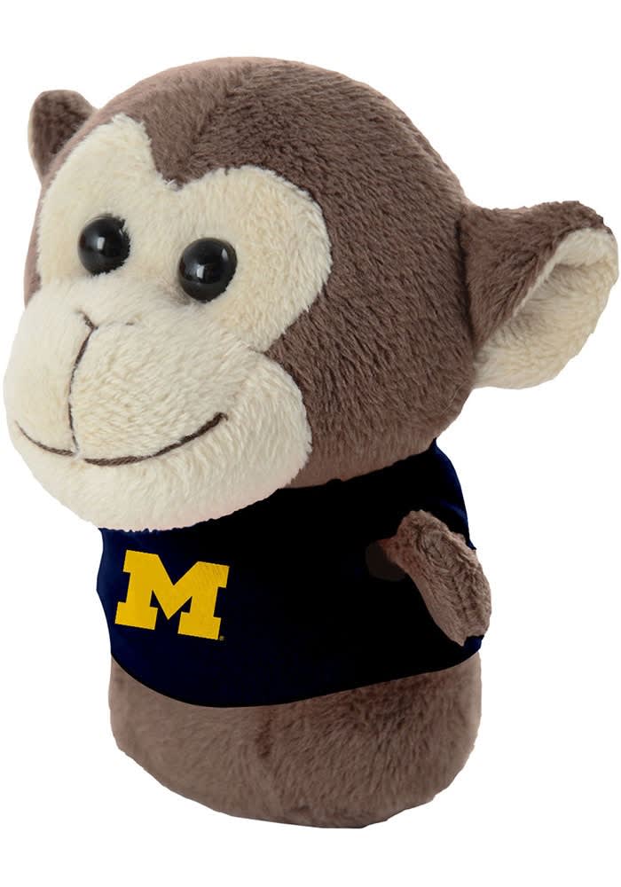 BLUE Michigan Wolverines MONKEY Plush - 33250341