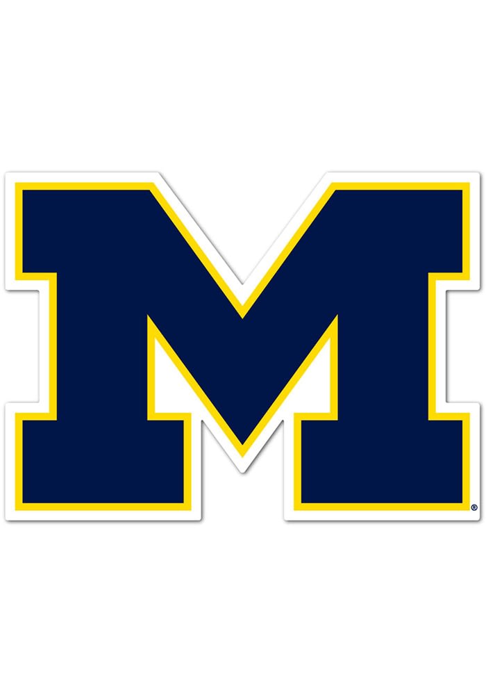 BLUE Michigan Wolverines 12 inch Decal - 33470011