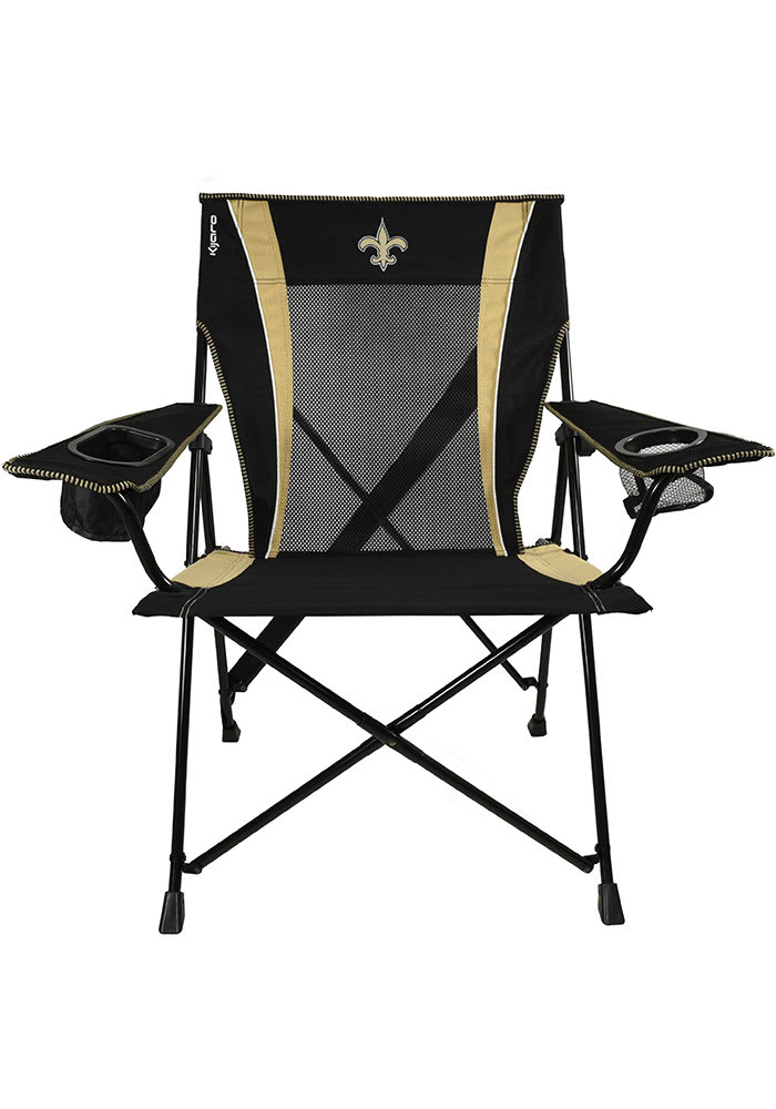 New Orleans Saints BLACK Kijaro Dual Lock Pro Folding Chair - 33660023
