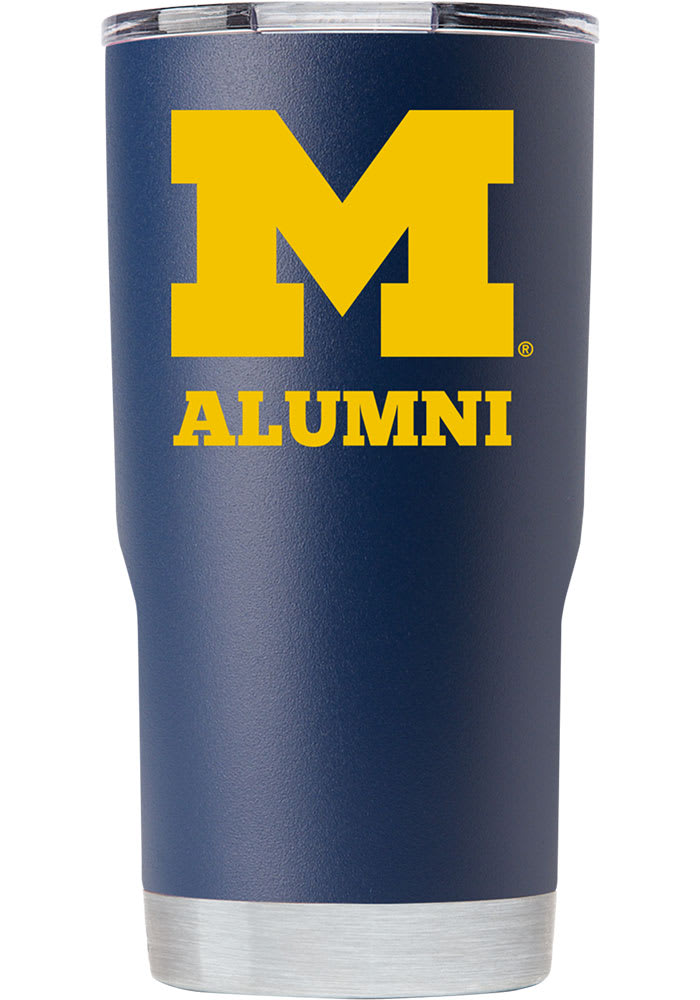 Michigan Wolverines BLUE Team Logo 20 oz. Stainless Steel Tumbler - 3370312
