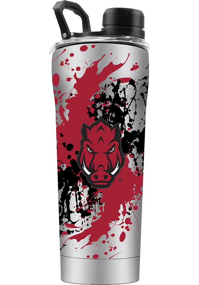 Arkansas Razorbacks Red Shaker Stainless Steel Bottle - 3370486