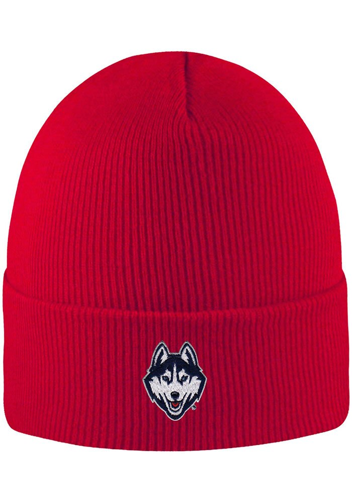 UConn Huskies LogoFit Red North Pole Knit Hat - 3435763