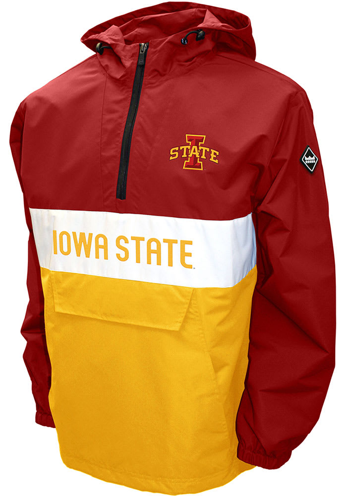 Iowa State Cyclones Mens Alpha Anorak Red Pullover Jackets - 3450042